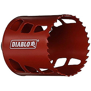 Freud DHS2500 Diablo High Perf Hole Saw Wood,Plastic,Alum,Metal&SS,2-1/2"x2-3/8"
