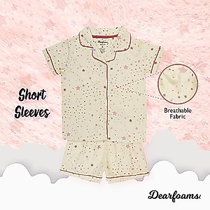 Dearfoams womens 2 Piece Pajama Set, Celestial Mom, Medium US