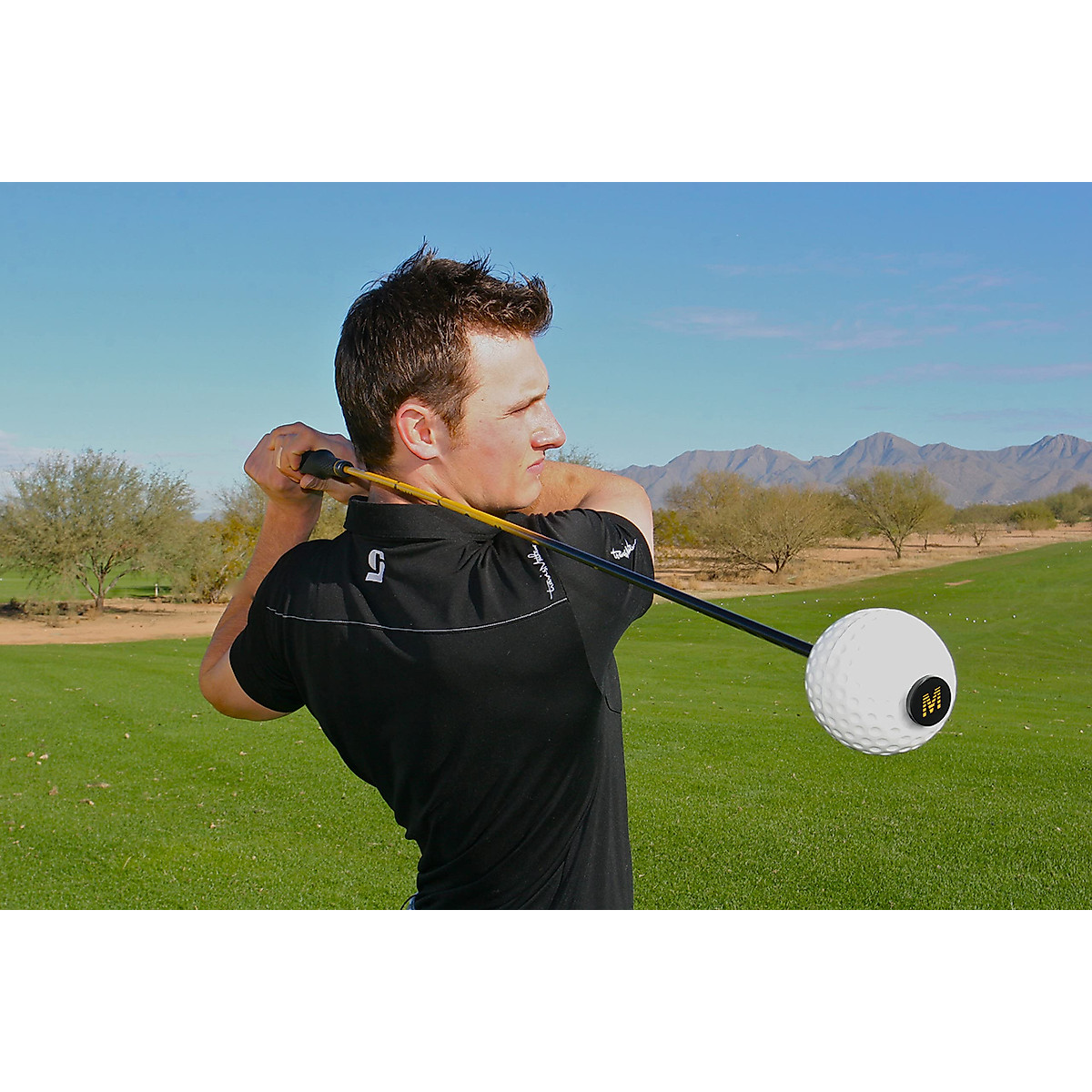 Momentus Speed Whoosh Golf Swing Trainer - Golf Swing Speed Trainer with Magnetic Sliding Timing Ball - Premium Swing Trainer Aid to Increase Golf Swing Speed 7 to 10 mph - Men's