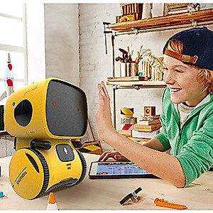 REMOKING Robot Toy, STEM Toys Robotics for Kids,Dance,Sing,Speak Like You,Recorder,Touch and Voice Control, Great Gifts for Kids