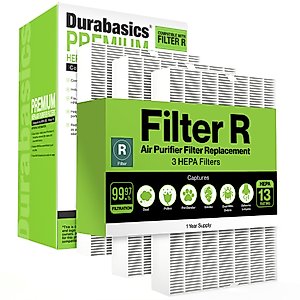 Durabasics 3 Pack of HEPA Filters Compatible with Honeywell Air Purifier Replacement Filters, Honeywell Air Purifier Filters, Honeywell Filter R, Honeywell HEPA Filter Replacement & Honeywell HPA300