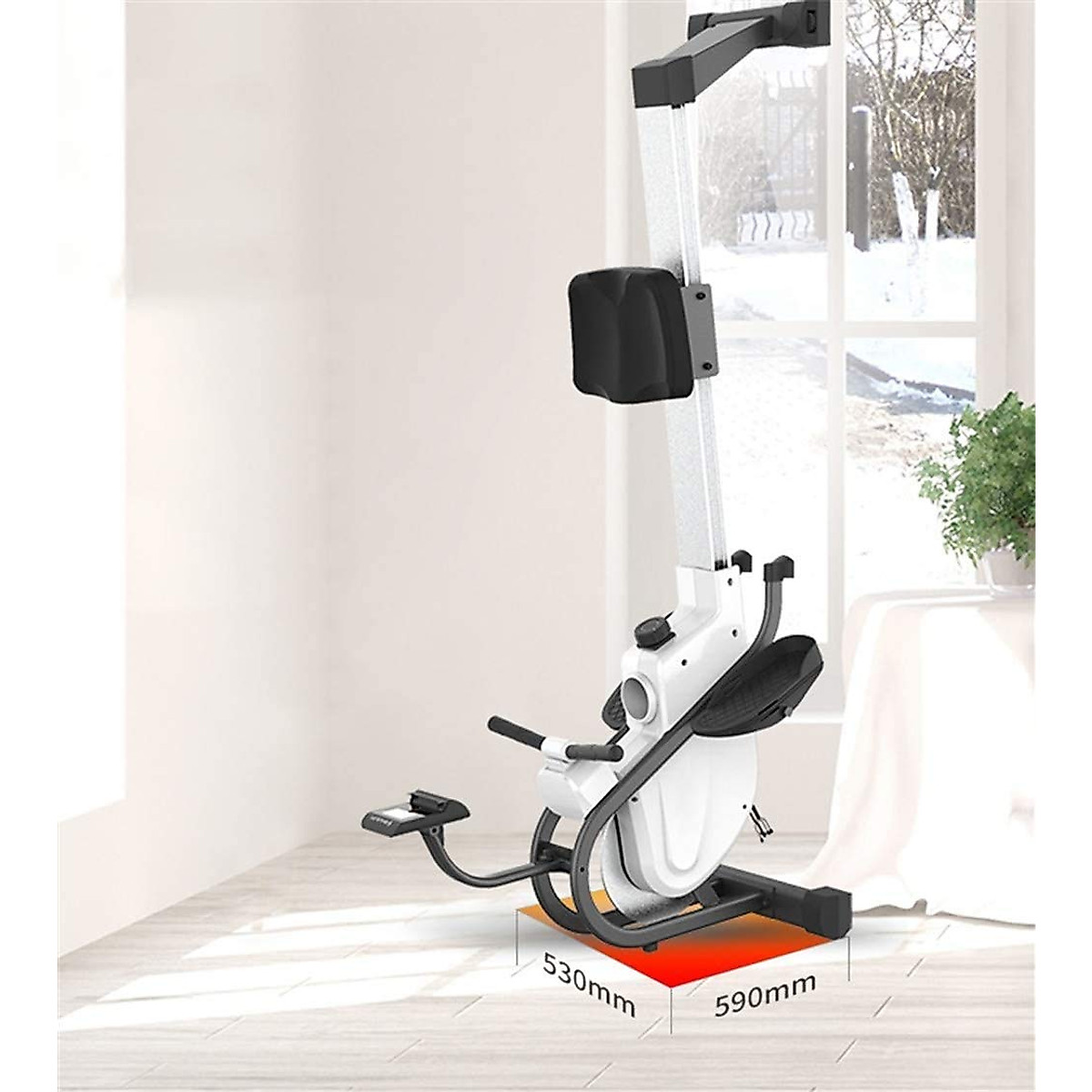 Rowing Machines, Magnetic Rowing Machine Rower Indoor Fitness Equipment Folding Silent Magnetic Adjustable Resistance Fitness Rower for Home