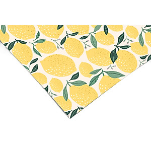Lemons Decor Floral Contact Paper | Peel And Stick Paper | Shelf Liner | Drawer Liner 1126 12in x 24in (2ft)