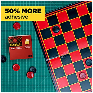 Scotch Super-Hold Tape, 6 Rolls, 50% More Adhesive, Trusted Favorite, 3/4 x 800 Inches, Boxed (700S6)
