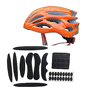 2 Set Helmet Padding Kit Bike Helmet Pad Universal Foam Pads for Bike Motorcycle Cycling Helmet, black, QXDAITI-12