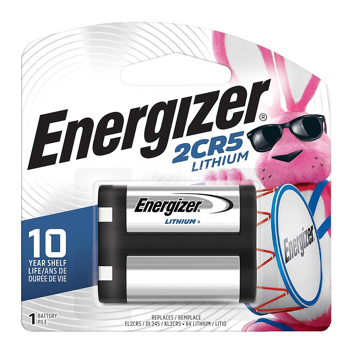 Energizer Advanced Photo Lithium Battery, 6 Volt Battery Lithium, 1 Count