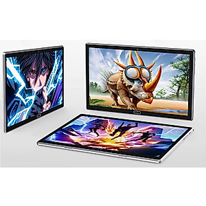 Tablet 10.1 inch | Android 13 4G Phone Call Phablet Dual Sim Card Slot | 4GB+64GB+512 Expandable Storage | Octa-Core Processor WiFi Tablet | Tablet Case Keyboard Wireless Mouse Stylus Included (Gray)