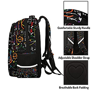 Backpack college Laptop Bookbag, Parrot Middle/High School Bag for Girls Boys Elementary Student Kids Backpack Daypack (Color1092)