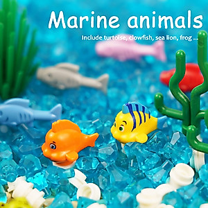 Farm Animals Accessories - Zoo Building Block Friends Pets Pack, People Parts-Cats Dogs Brids Jungle Sea Animals Bricks Toys