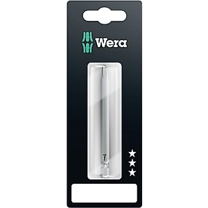 Wera Series 4 851/4 Z SB Sheet Metal Bit, Phillips PH 3 x 89mm Blade, design of bit may vary (Pack of 5)