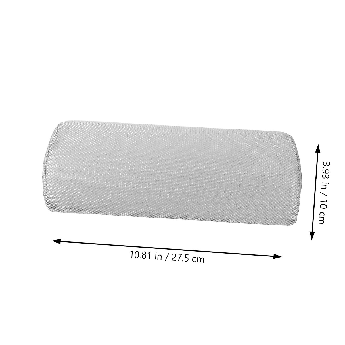 Anneome Ergonomic Leg Pillow Under Knee Pillow for Sleeping on Back Knee Pillow for Leg Support Half Round Leg Pillow Grey Mesh Pillow Cover