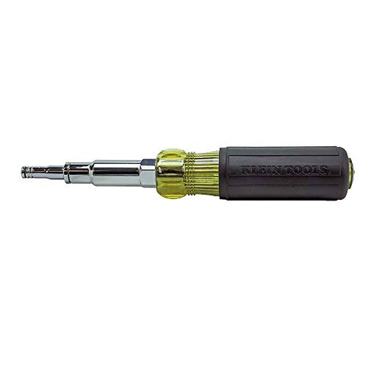 Klein Tools 32800 Nut Driver, 6-in-1 NutDriver Set, SAE Standard Six Point Hex Sizes with Heavy Duty Hollow Shaft