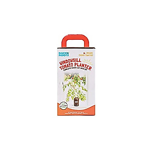 Back to the Roots Cherry Tomato Organic Windowsill Planter Kit - Grows Year Round, Includes Everything Needed For Planting