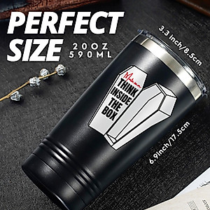 Onebttl Mortician Gifts, Funny Embalming Mortician Coff Mug, Thank You Birthday Gifts for Embalmer, Funeral Director, Stainless Steel Tumbler 20OZ - Think Inside The Box