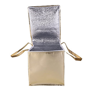 TIDTALEO 1Pc insulated portable Insulation bags Cake Cooler Bag ice bag grocery tote bag zip tote bag non-woven fabric lamination cake printable