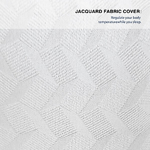 Dyonery 14 Inch King Mattress, Green Tea Memory Mattress in a Box, CertiPUR-US Certified Fibreglass Free Double Mattress, Medium, 76"×80"