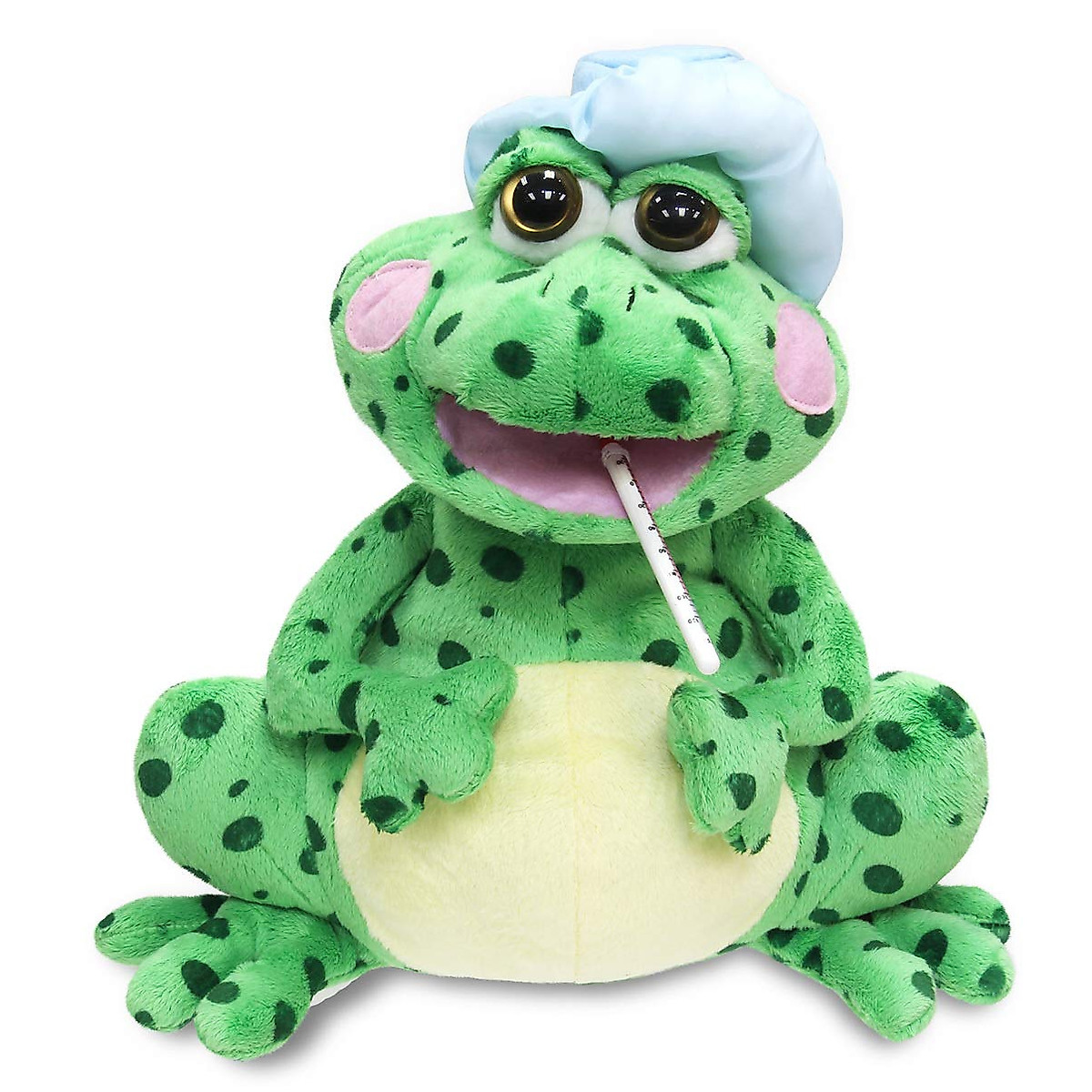 Fever Frog 12" Tall Animated Singing Plush With Light Up Cheeks, Movement & Song Hospital Gift