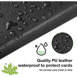 LIUDU Card Binder 9-Pocket,720 Pockets Game Cards with 40 Sleeves,Trading Card Collection Zipper Binder Holder for Kids Gifts (Black 720Pockets)