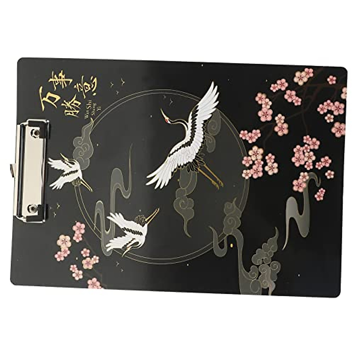 Tofficu 3pcs Acrylic Sheet Nurses Clipboards Paper Clip Holder Hardboard Clipboard Exam Paper Clips A4 File Folder Lightweight Clipboard Black Plate Clamp Multifunction Office Clipboard