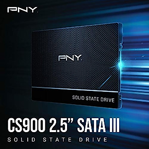 PNY CS900 1TB 3D NAND 2.5" SATA III Internal Solid State Drive (SSD) - (SSD7CS900-1TB-RB)