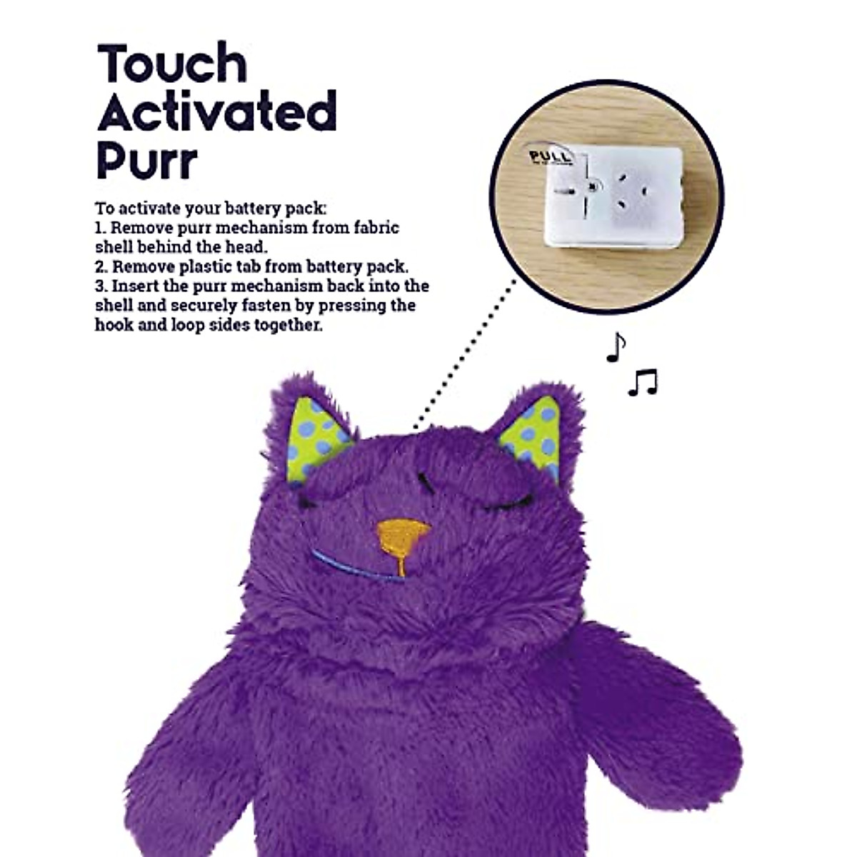 Petstages Purr Pillow Kitty Soothing Plush Cat Toy