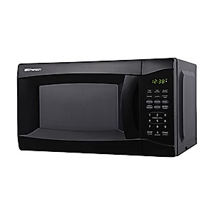 Emerson 0.7 CU. FT. 700 Watt, Touch Control, Black Microwave Oven, MW7302B