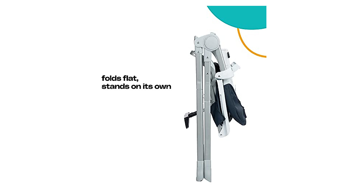 Cosco Rainbow Foldable High Chair - Compact, Adjustable & Portable