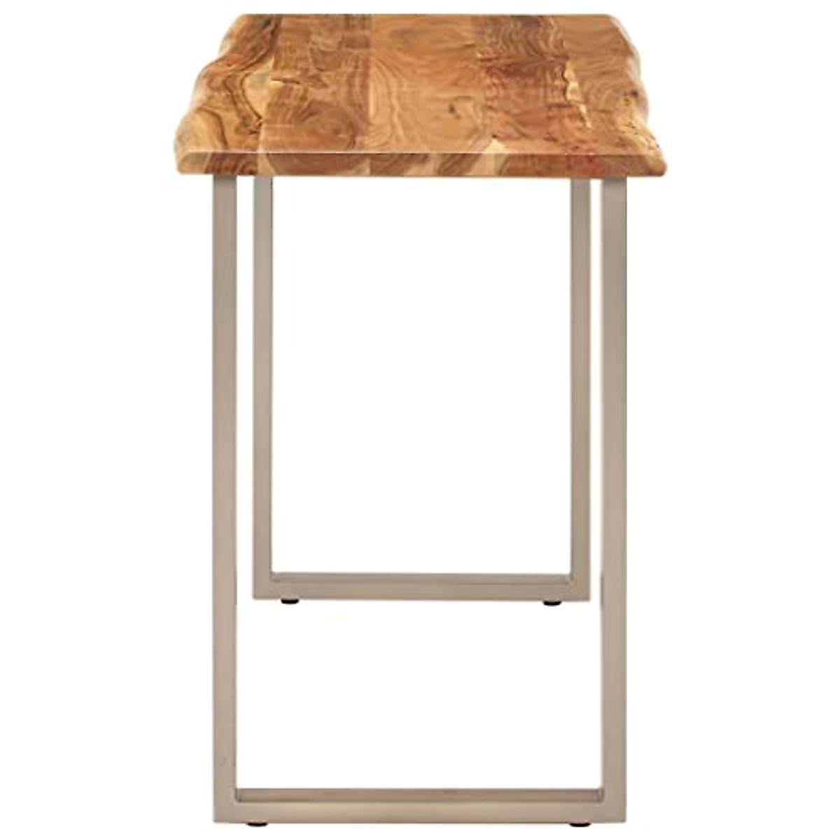 YPWRENH Decorative Table Cocktail Table Dining Table 43.3"x19.7"x29.9" Solid Wood Acacia for Dining Room, Kitchen or Living Room