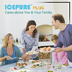 ICEPURE NSF/ANSI 53 Premium Certified DA29-00020B Refrigerator Water Filter Replacement for Samsung DA97-08006A, RF28HMEDBSR, RF263BEAESR, HDX FMS-2, HAF-CIN/EXP, 469101, RF4287HARS, RF28HFEDBSR,2PACK