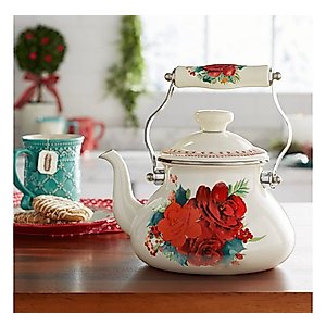 The Pioneer Woman Cheerful Rose Tea Kettle