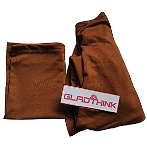 GladThink Womens 2 pieces Muslim Hijab Scarf With More colors Brown