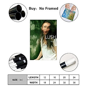 Mitski Music Lush Canvas Poster Bedroom Decor Sports Landscape Office Room Decor Gift Unframe-style 12x18inch(30x45cm)