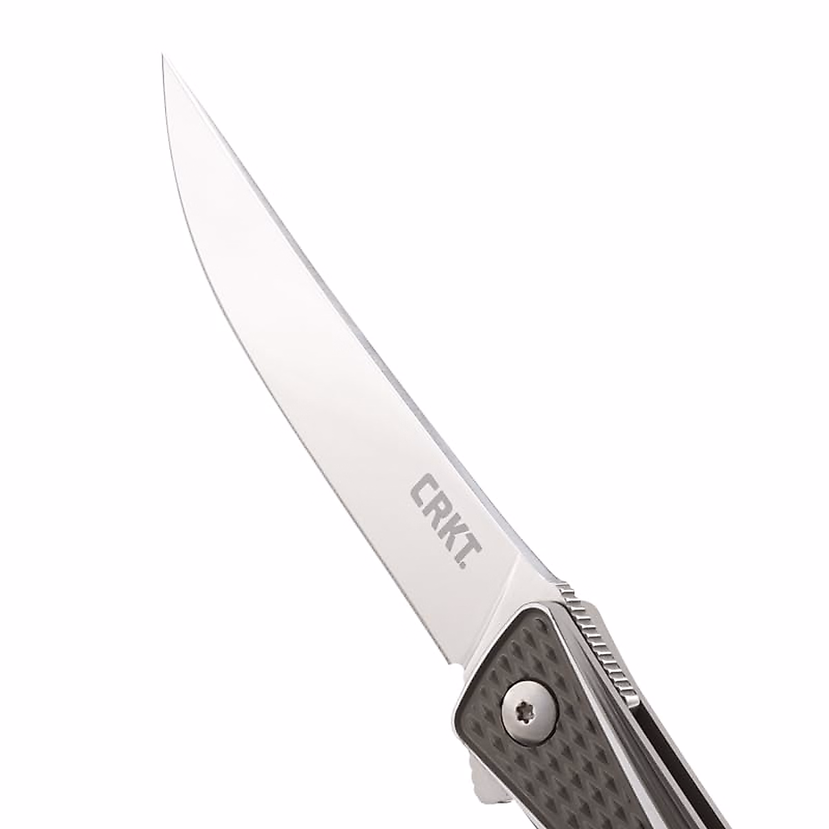 COLUMBIA RIVER KNIFE & TOOL Crossbones EDC Folding Pocket Knife: Gentleman's Knife, Everyday Carry, Satin Blade, IKBS Ball Bearing Pivot, Liner Lock, Brushed Aluminum Handle, Deep Carry Pocket Clip 7530