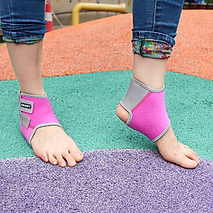 EULANT Kids Ankle Brace 1 Pair, Children Ankle Support, Ankle Compression Sleeve for Foot & Ankle Swelling, Achilles Tendon, Joint Pain, Injury Recovery, for Ice Skating Dance Hiking Running