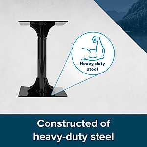 Camco Adjustable RV Stabilizer, 6-Inches x 6-Inches | Gives Your RV Greater Stability Under the Front or Rear (44531) , Black