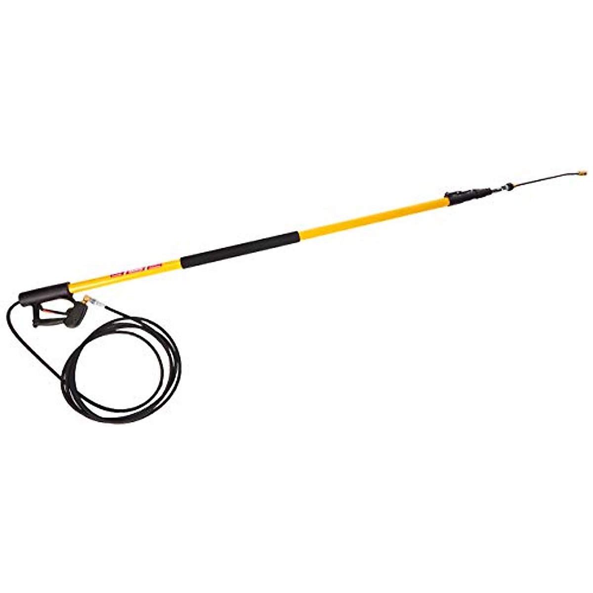 B E PRESSURE 85.206.424L Telescoping Wand, 4-Stage, 24' Length, 4000 psi, 200 Degree F, 8.0 GPM, Black/Yellow