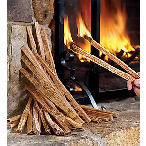 Plow & Hearth Fatwood Fire Starter Organic Kindling Firewood Sticks for Wood Stoves Fireplaces Campfires Fire Pits, Non Toxic (2 LB)