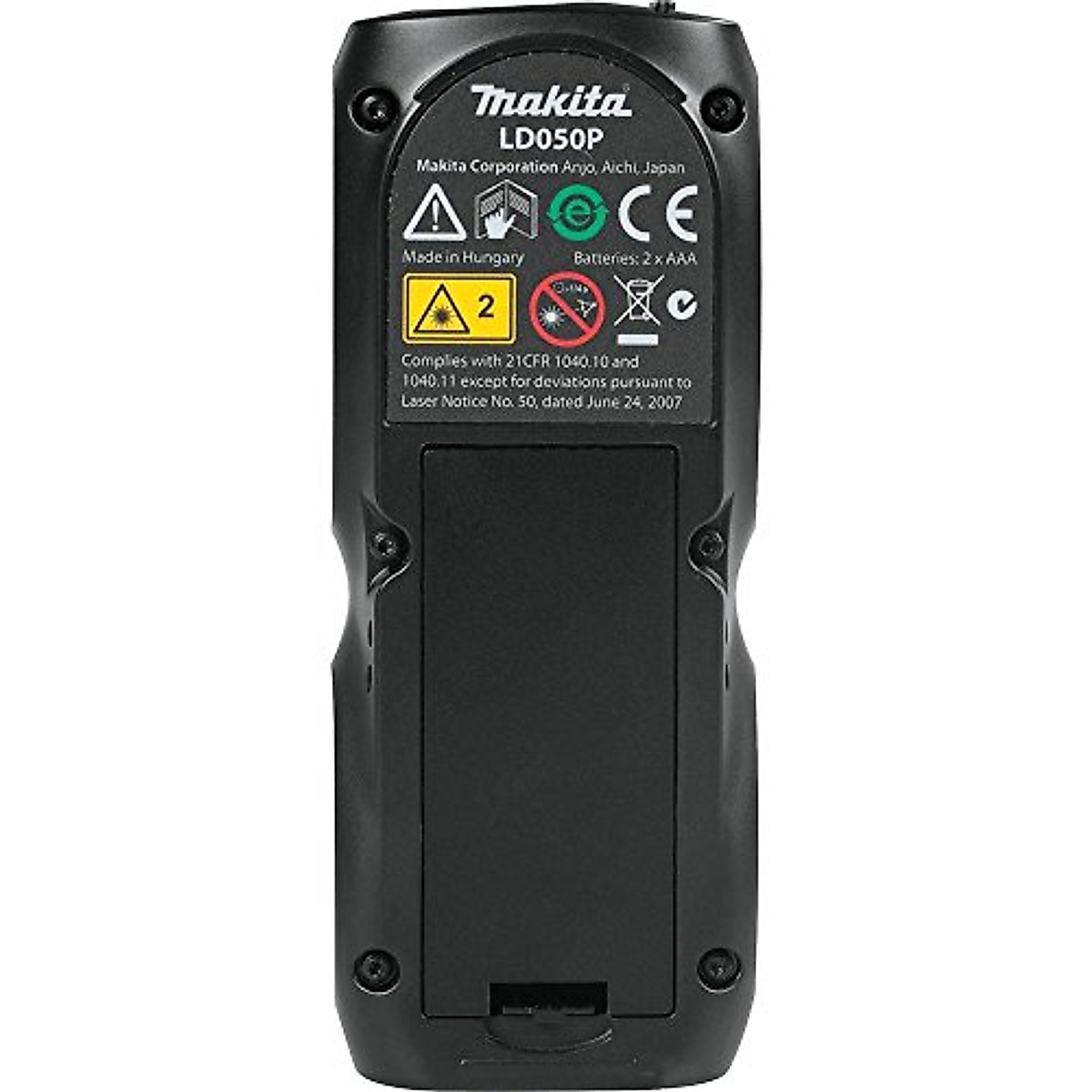 Makita LD050P Laser Distance Measure, 164'