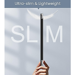 MoKo Case Fits Amazon Kindle Fire Max 11 Tablet (13th Generation, 2023 Release) 11" - Slim PU Leather Trifold Stand Cover for Fire 11 Tablet Frosted Hard Back Shell with Auto Wake/Sleep, Black