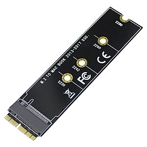 JMT M Key M.2 NVME SSD Convert Adapter Card Compatible with Mac·Book Air Pro Re·Tina 2013-2017 NGFF A·HCI SSD A1465 A1466 A1398 A1502