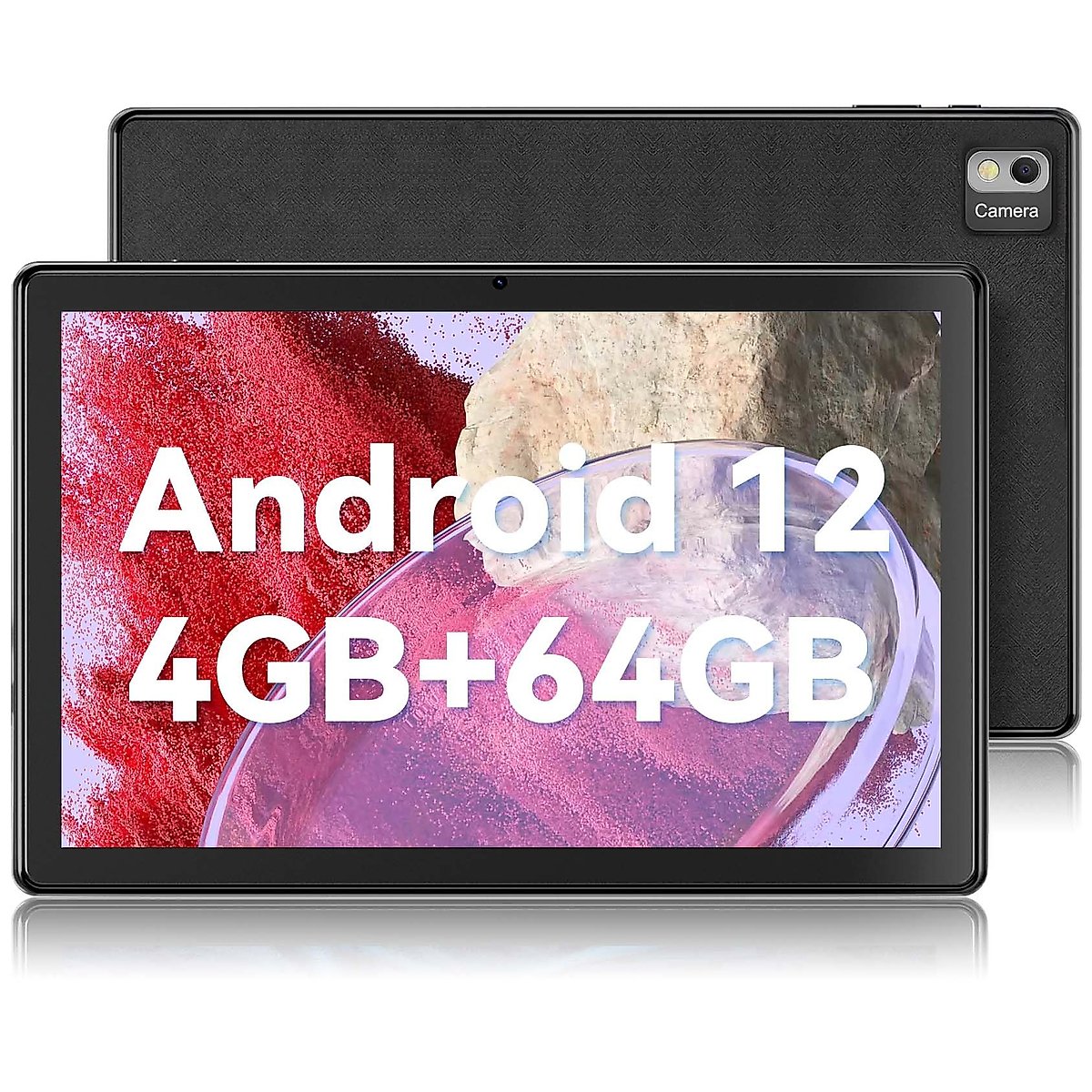 SGIN Android 12 Tablet, 10 Inch 4GB RAM 64GB ROM Tablets with Octa-Core 2.0Ghz Processor, 1280 * 800 Pixel IPS Screen, 2MP+5MP Camera, 6000mAh, GPS, WiFi, Bluetooth 5.0