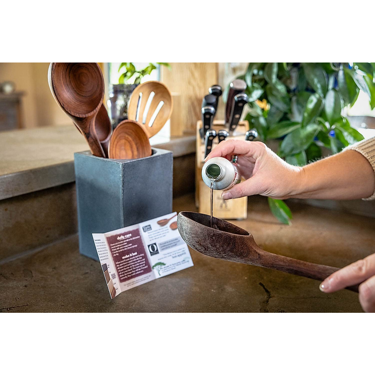 Earlywood Lemon-scented Mineral Oil for Cutting Boards and Wooden Kitchen Utensils; Food Safe, Clear, 4.5 oz.