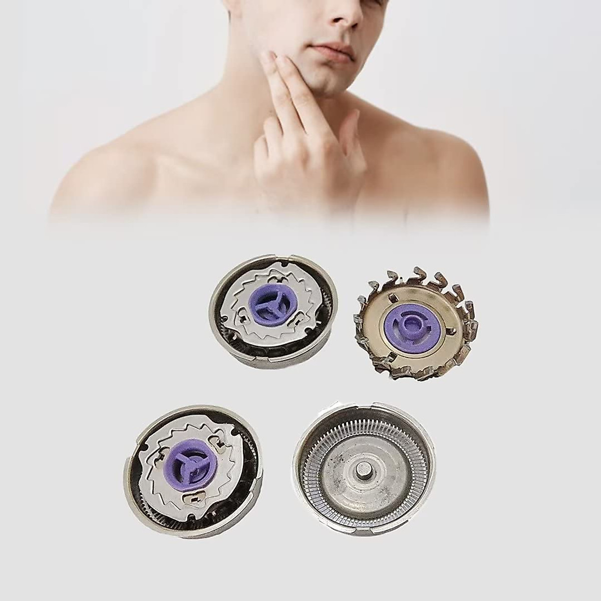 Super-sharp 3 pcs Replacement Shaver Head Shaver Blade for Philips Norelco Hq56 Hq55 Plus Hq4 Hq3 6948XL