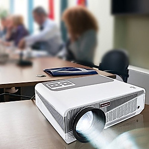 Full HD 1080p Hi-Res Mini Portable Smart Video Cinema Home Theater Projector - Built-In Dual Core Android Computer, WiFi Wireless Multimedia, LCD+LED, HDMI & USB Inputs for Blu Ray PC Laptop & TV