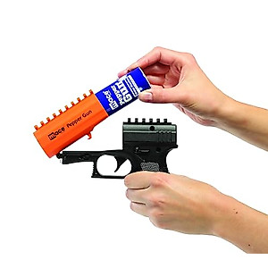 MACE BRAND Pepper Gun 2.0 with Strobe LED, Black