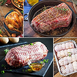 XKDOUS 476ft Butchers Twine, 100% Cotton Food Safe Cooking Twine Kitchen Twine String, 2mm Natural White Butcher Twine for Meat and Roasting, Trussing Poultry, Bakes Twine & Crafting