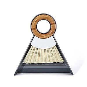 Full Circle and Brush Set, White Tiny Team Mini Dustpan