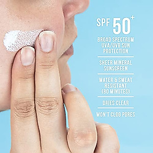 BLUE LIZARD Sheer Face Lotion - SPF 50+, 1.7 Oz