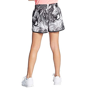 C9 Champion Girls' 2"" Woven Running Shorts, Multi Marble Gray, M, Big Kid