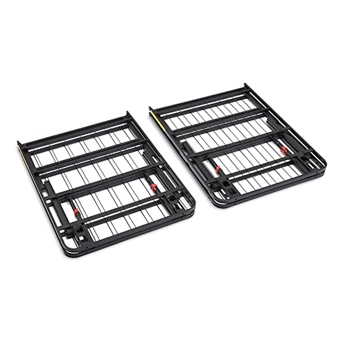 Amazon Basics Foldable Metal Platform Bed Frame with Tool Free Setup, 18 Inches High, King, Black